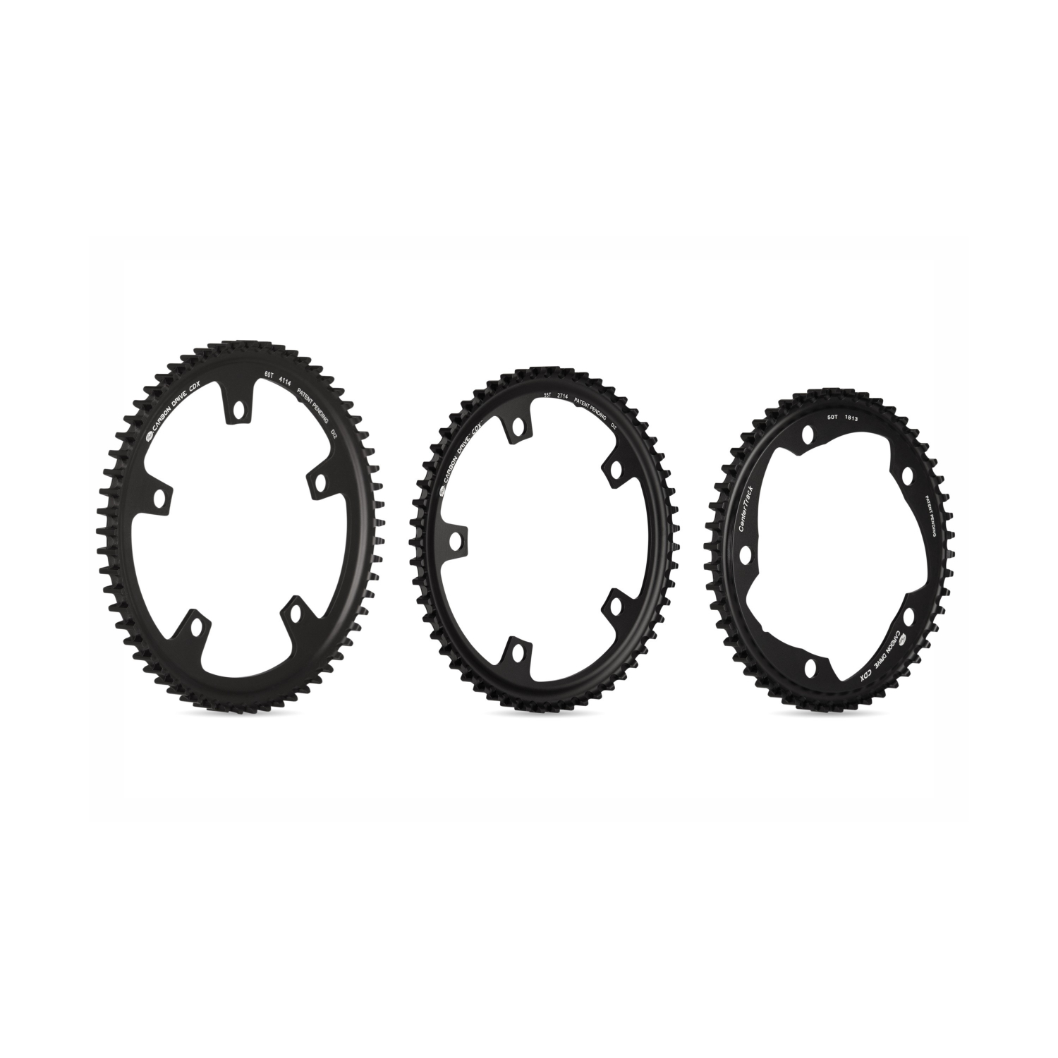 Gates Carbon Drive Sprockets, Remtræks tandhjul både for og bag.